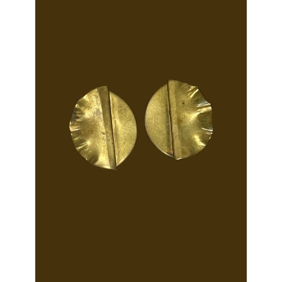 Fred Kate Pearce | Jewelry | Fred Kate Pearce Earrings Pierced Brass ...